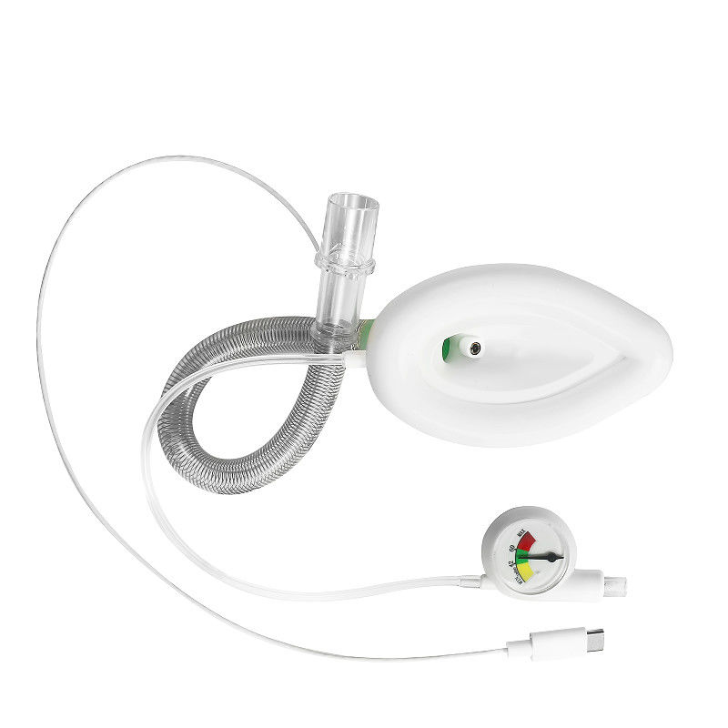 Visual Reinforced Silicone Larygeal Mask Airway Tube 3.0# With Built-In ...