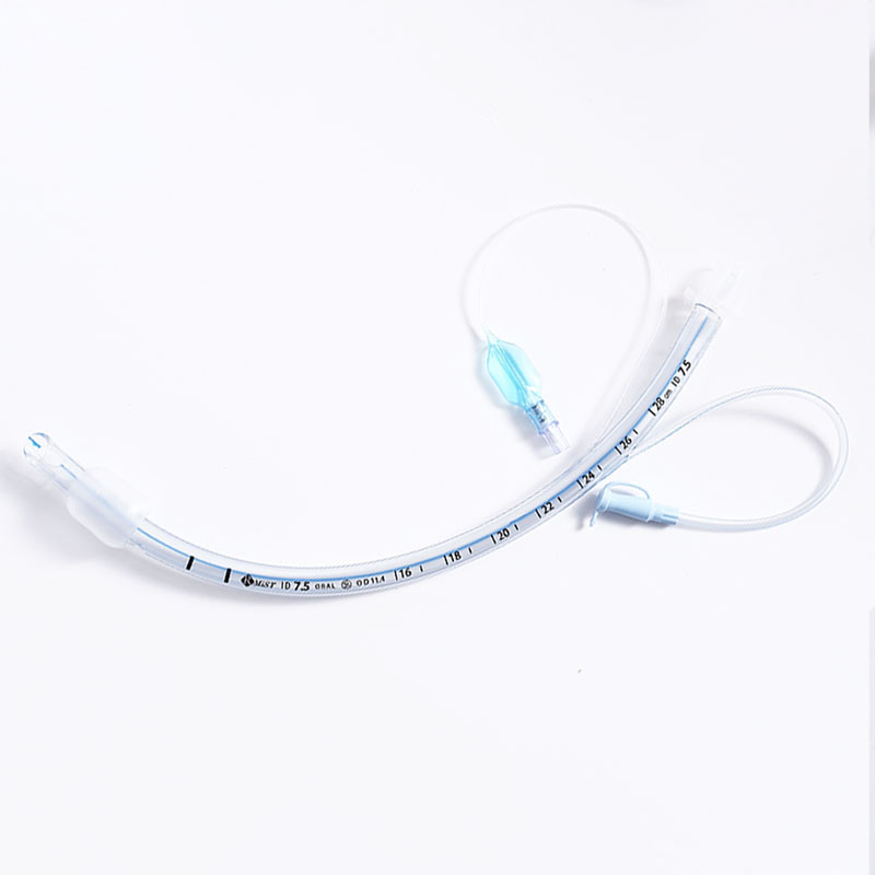 Suction Lumen Endotracheal 7.5 ET Tube Flexible Transparent