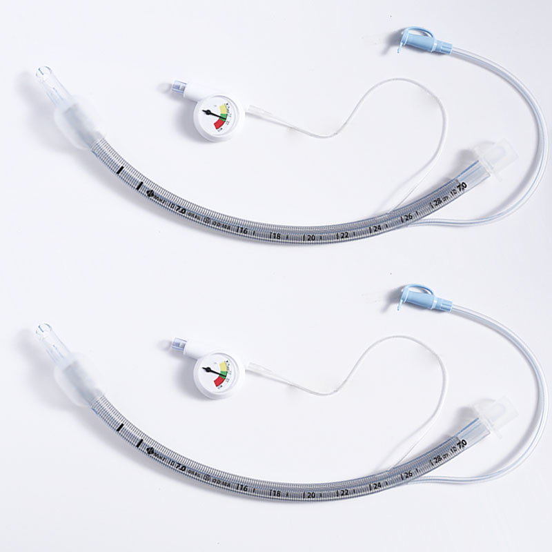 Manufacturing Reinfored Suction Endotracheal Tube ETT Airway OEM PU CUff
