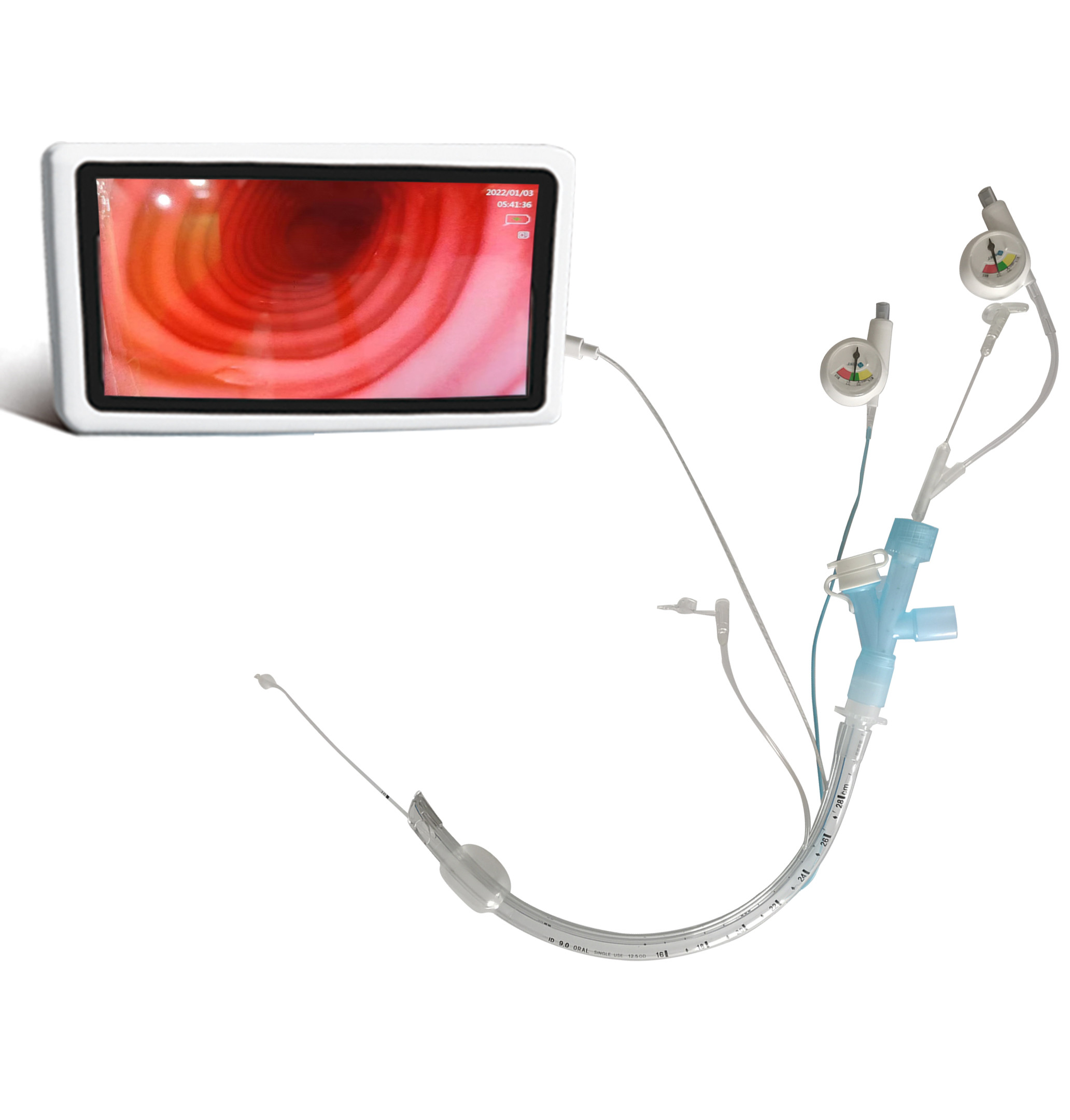 Video Endotracheal Bronchial Blocker Kit With Intracuff Pressure Monitor