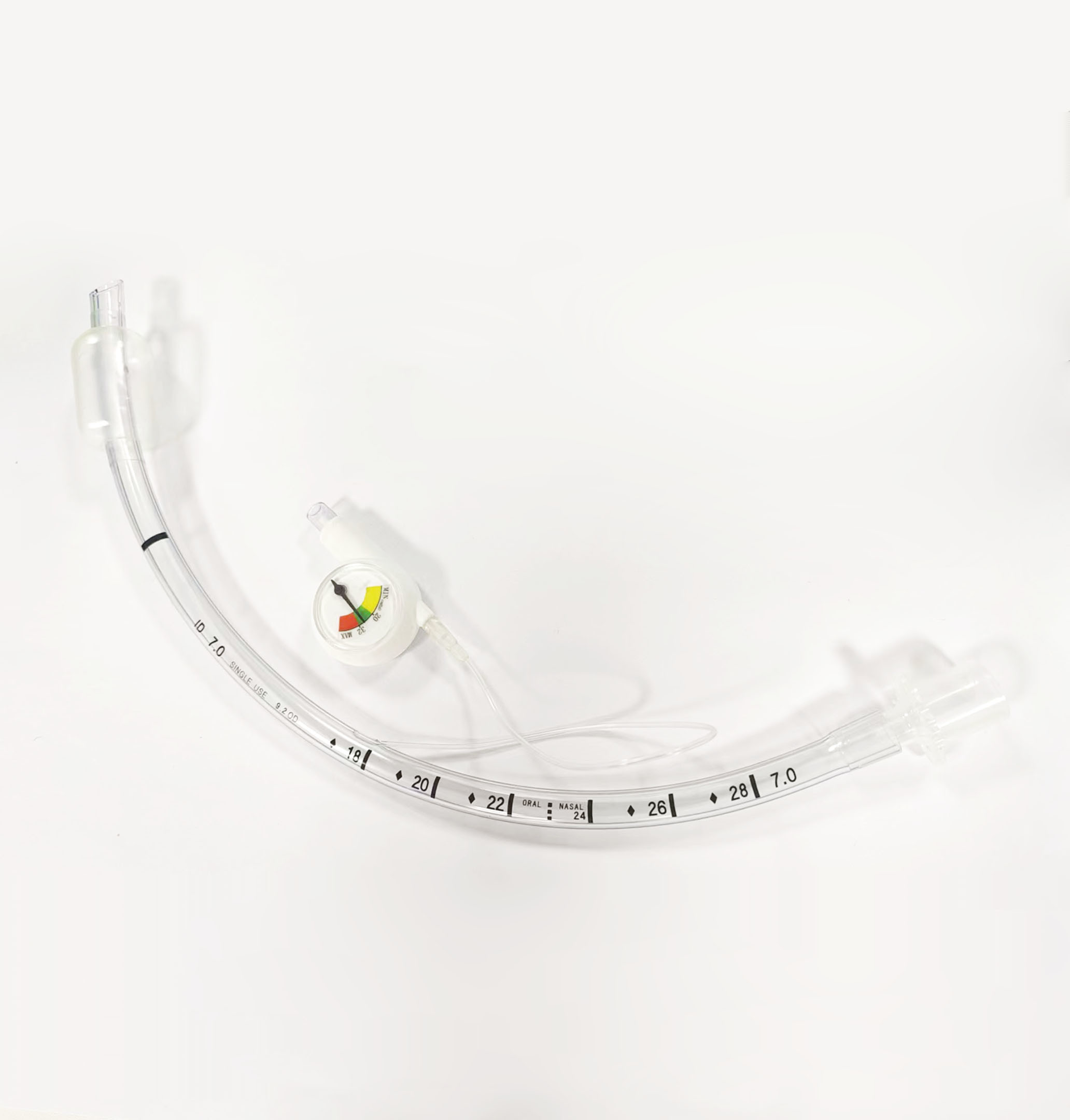 Customization PU Cuff of Endotracheal Tube With intracuff pressure monitor